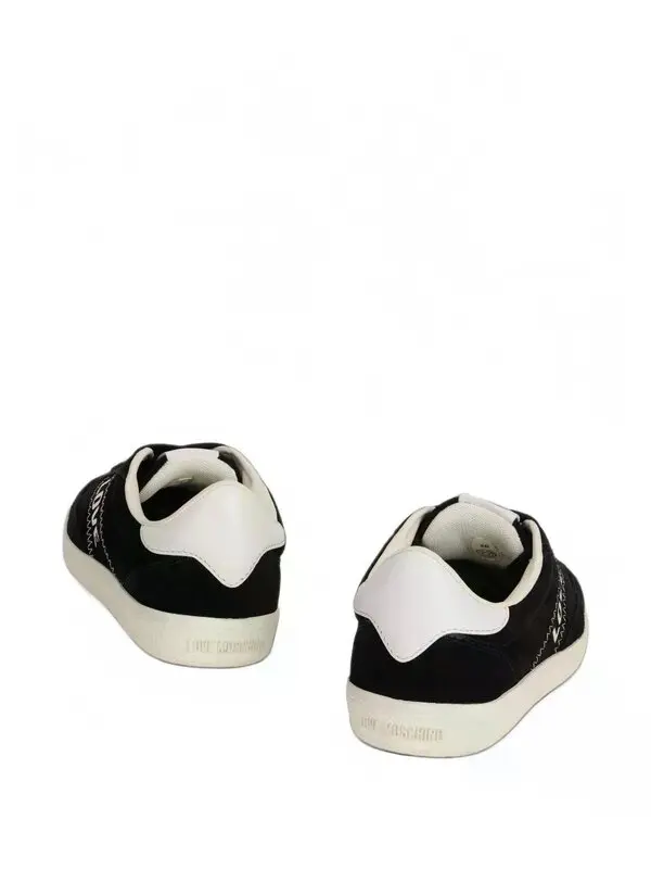 Moschino Zigzag-stitch Logo-print Sneakers
