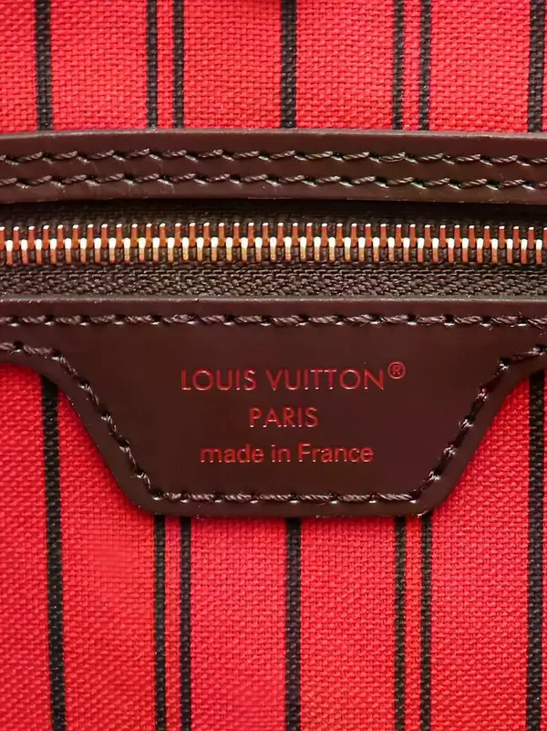 LOUIS VUITTON 2021-2026 Damier Ebene Neverfull Mm Tote Bag