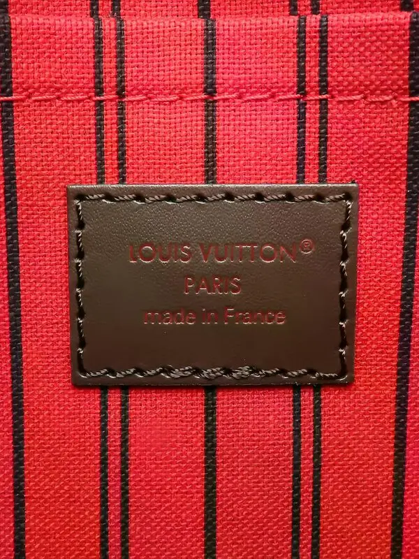 LOUIS VUITTON 2021-2026 Damier Ebene Neverfull Mm Tote Bag