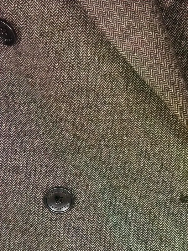 TAGLIATORE Herringbone Double-breasted Blazer