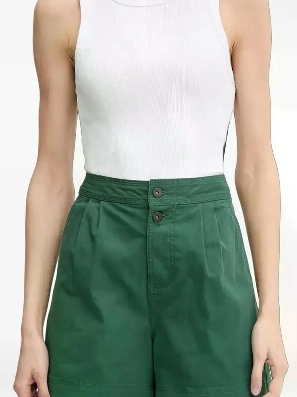 Columbia Acker Rock Pleated Logo-patch Shorts