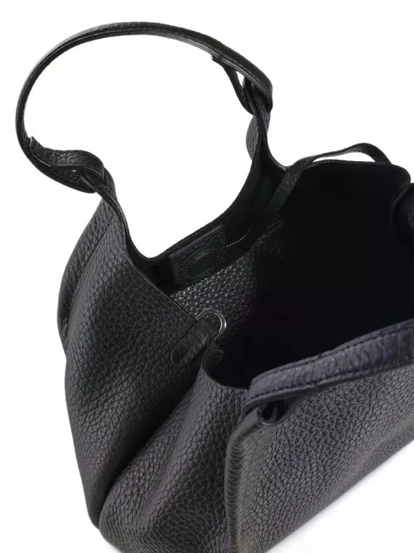 GIANNI CHIARINI Medium Dua Grained-leather Shoulder Bag