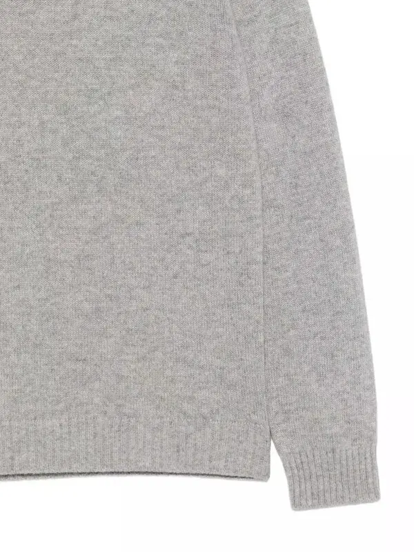 CENERE GB Crew-neck Ribbed-trim Sweater