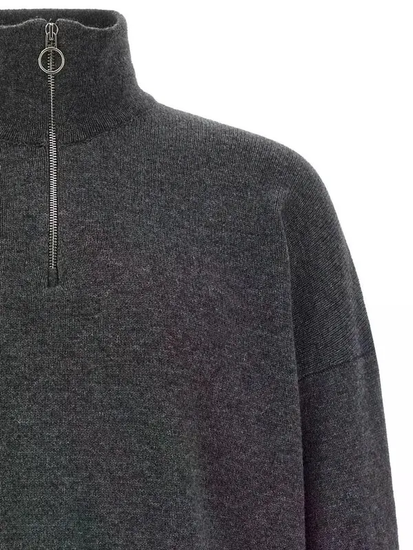 LARMERI STUDIO Half-zip Sweater