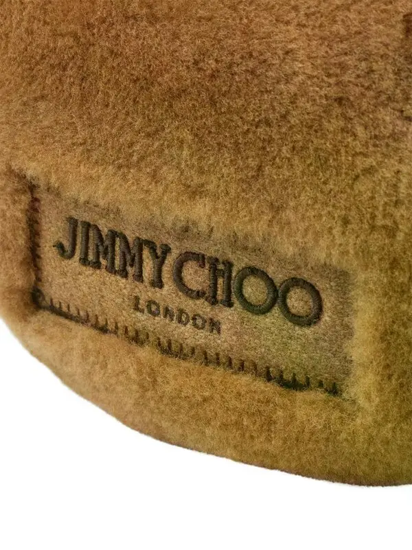 JIMMY CHOO Winter Shearling Shoulder Bag
