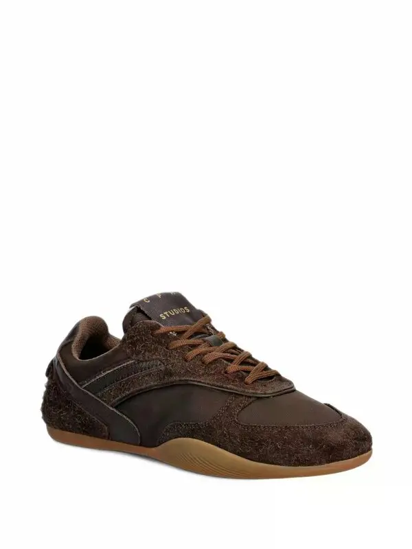 SUMMERY COPENHAGEN Suede-panelled Sneakers
