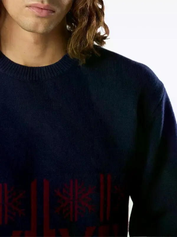 Rossignol Patterned Crew-neck Sweater