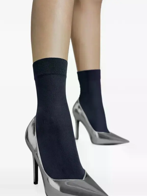Wolford Knitted Ankle Socks - Blue