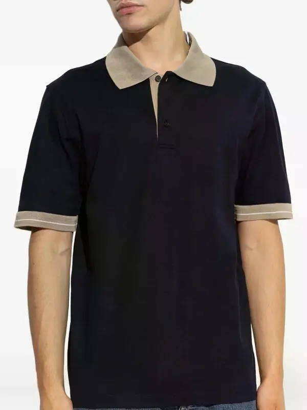 FERRAGAMO Contrast-trim Polo Shirt