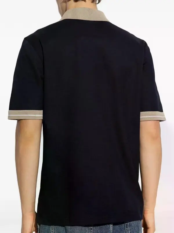 FERRAGAMO Contrast-trim Polo Shirt
