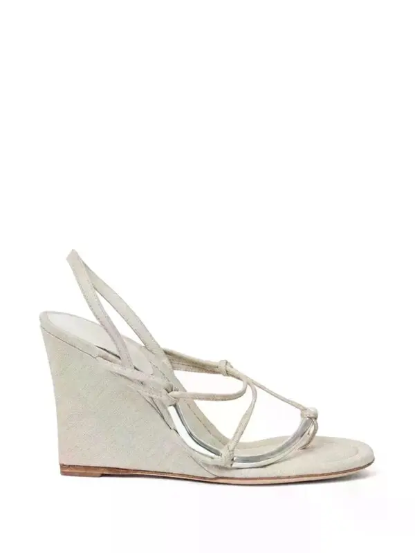 Christopher Esber Molten Hardware Wedge Sandals