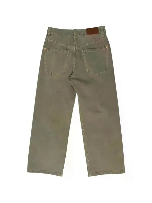 Brunello Cucinelli Wide-leg Cropped Trousers