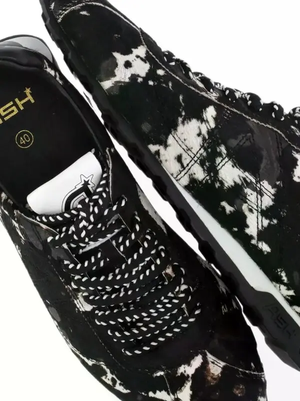 Ash Kill Bill Cow-print Panelled Sneakers
