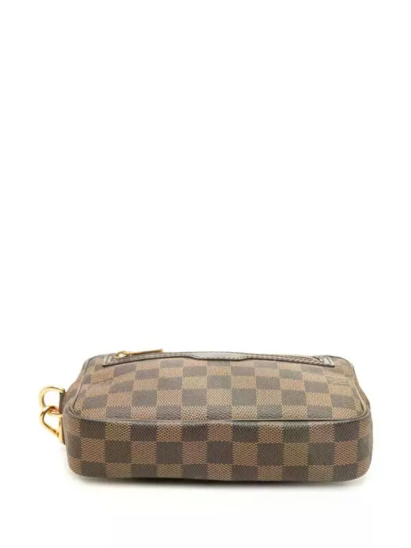 LOUIS VUITTON 2008 Damier Ebene Pochette Billets Macao Clutch Bag