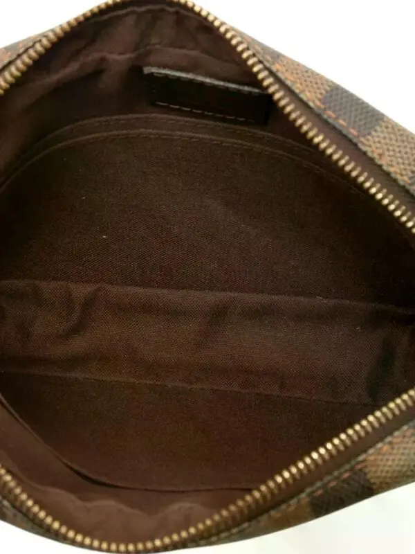 LOUIS VUITTON 2008 Damier Ebene Pochette Billets Macao Clutch Bag