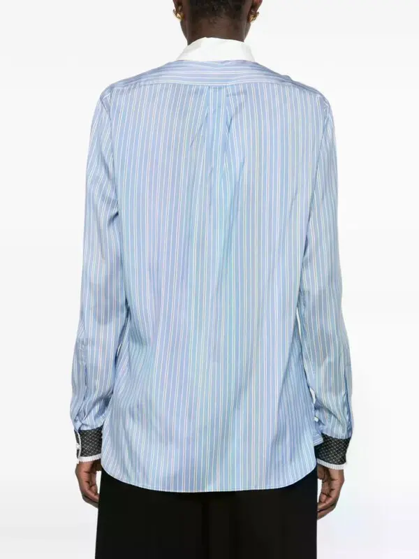 TOM FORD Striped-pattern Silk Shirt