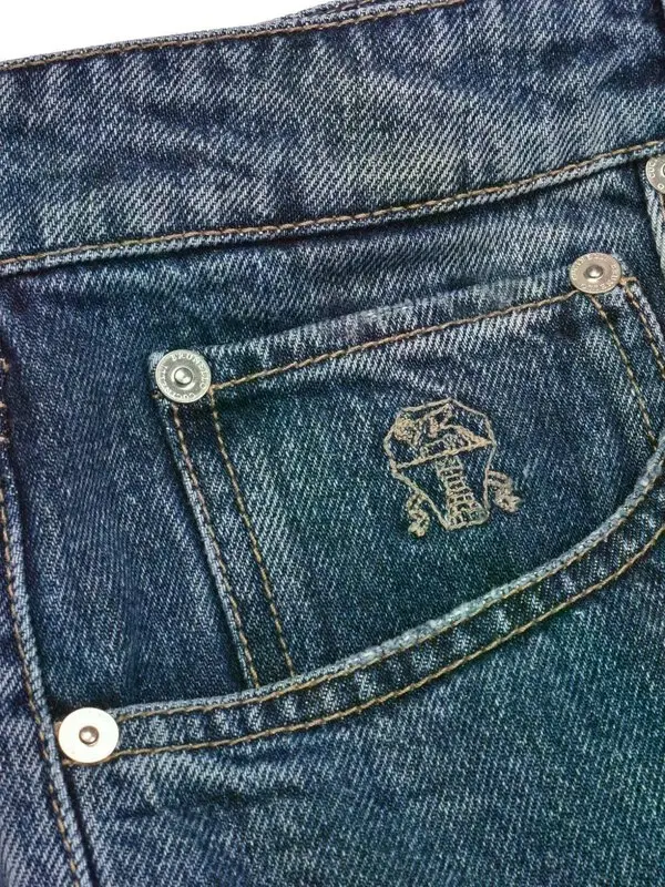 BRUNELLO CUCINELLI Washed Straight-leg Jeans