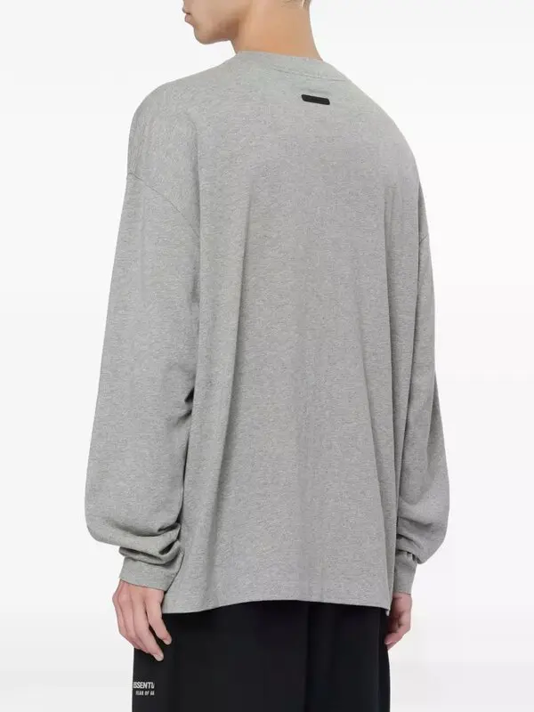 ESSENTIALS Logo-print Long-sleeve T-shirt