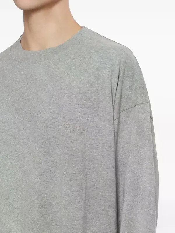 ESSENTIALS Logo-print Long-sleeve T-shirt