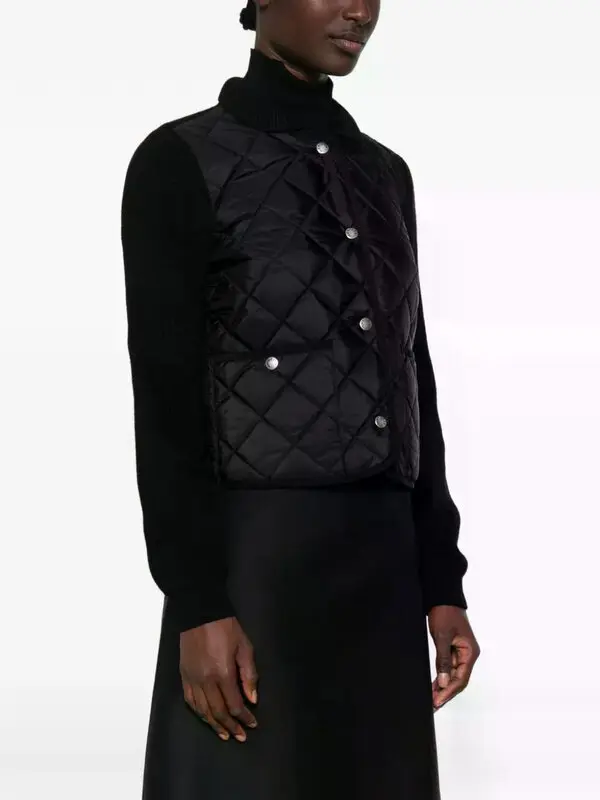 Moncler Quilted Panel-ribbed Jacket