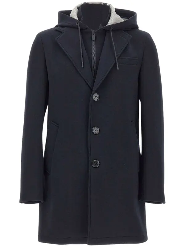 MANUEL RITZ Hooded Bib Insert Coat