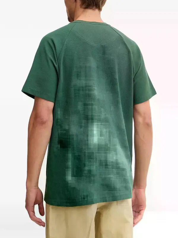 COLUMBIA Raglan-sleeve Waffle-knit T-shirt
