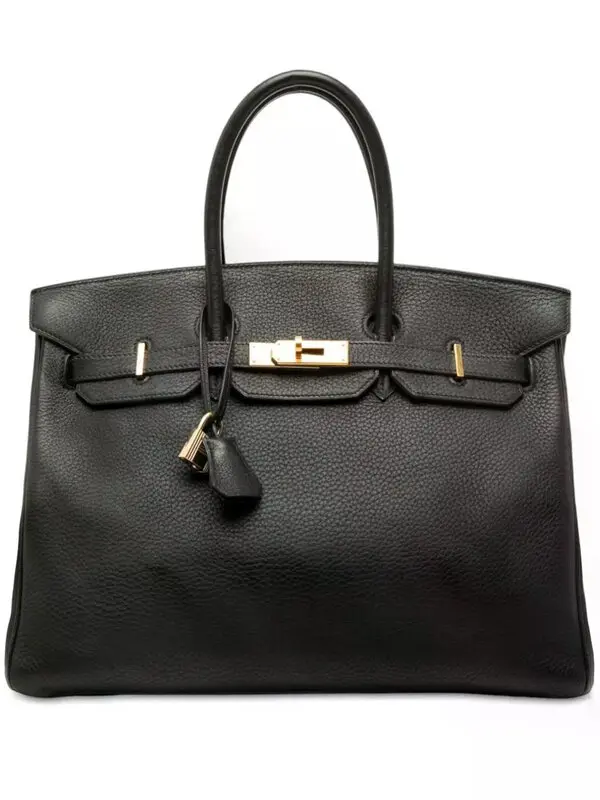Hermès 2001 Togo Birkin Retourne 35 Handbag
