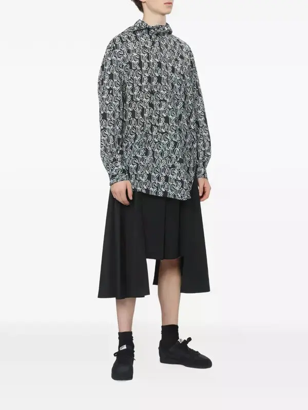 Comme Des Garçons Logo-print Hooded Shirt
