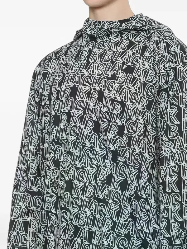 Comme Des Garçons Logo-print Hooded Shirt