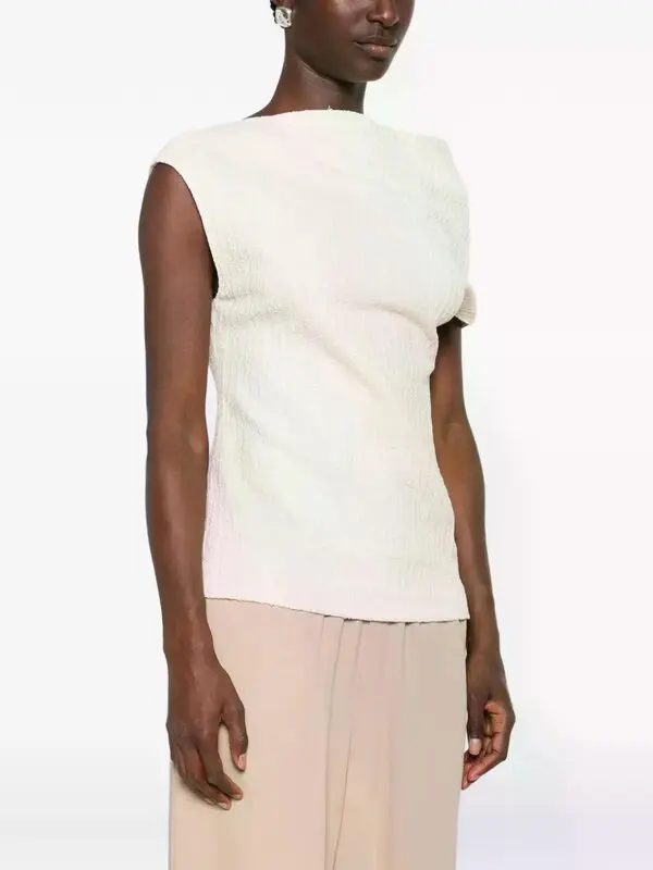 TOTEME Asymmetric Textured Top