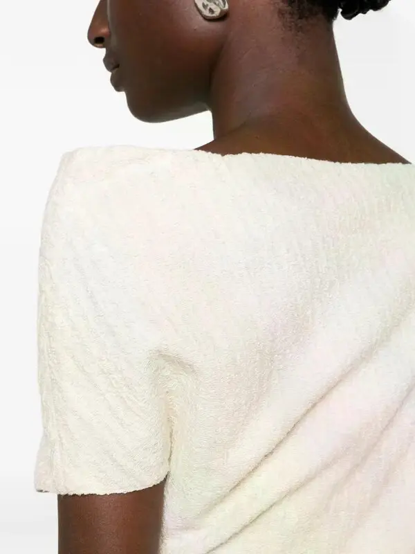 TOTEME Asymmetric Textured Top