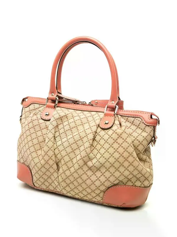 Gucci 2000-2015 Diamante Canvas Sukey Satchel