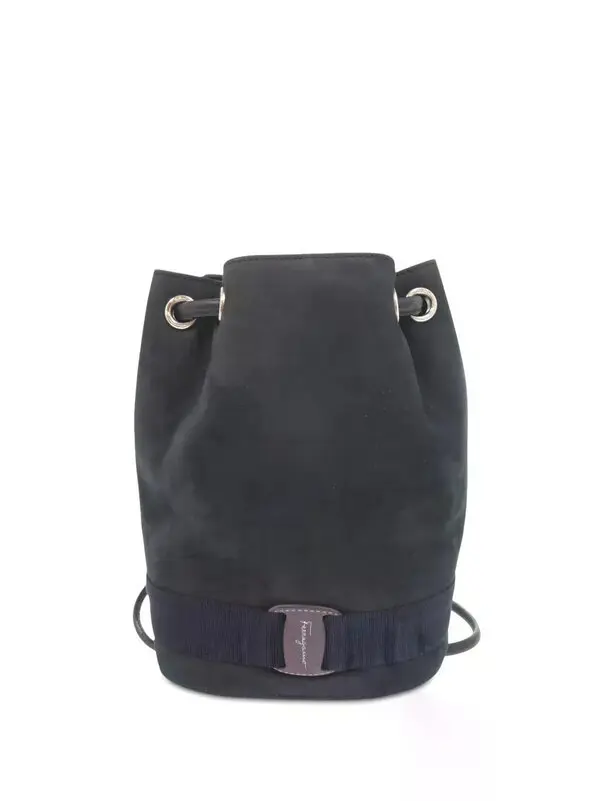 FERRAGAMO 2000-2026 Suede Vara Backpack