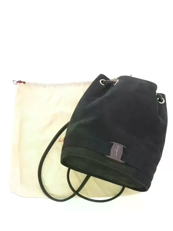 FERRAGAMO 2000-2026 Suede Vara Backpack