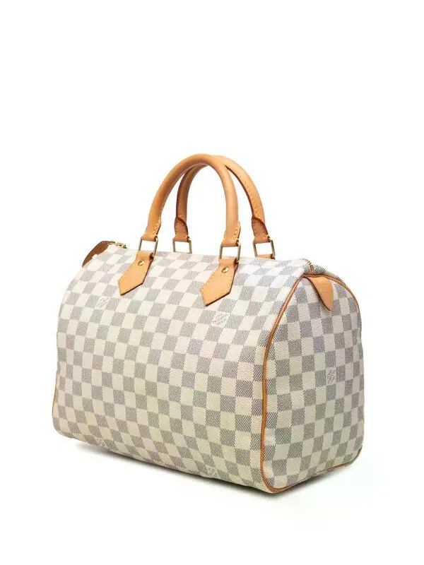 LOUIS VUITTON 2011 Damier Azur Speedy 30 Boston Bag