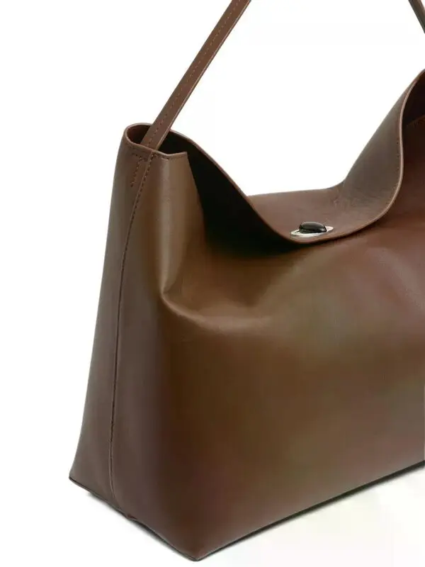 Christopher Esber Turnlock Grande Leather Shoulder Bag