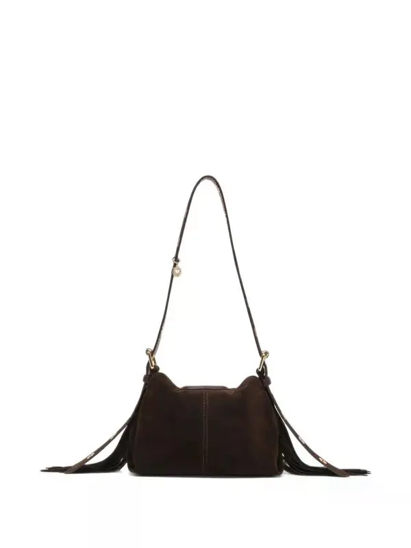Maje Suede Leather Mini Miss M Bag