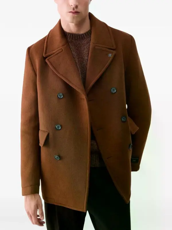Liu Jo Coat Caban In Wool And Cashmere