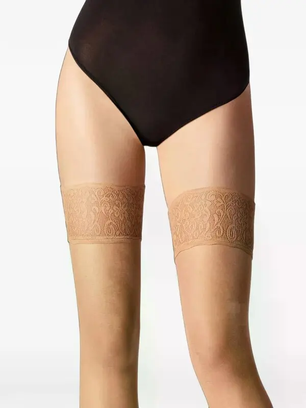 Wolford Lace-trim Stay-up Stockings