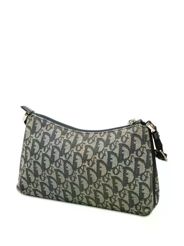 Dior 2004 Diorissimo Trotter Canvas Shoulder Bag