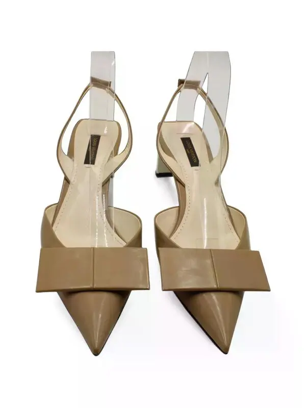 LOUIS VUITTON Bow D'orsay Sandals
