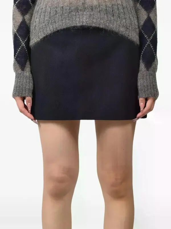 SHUSHU/TONG Bow-detail Mini Skirt
