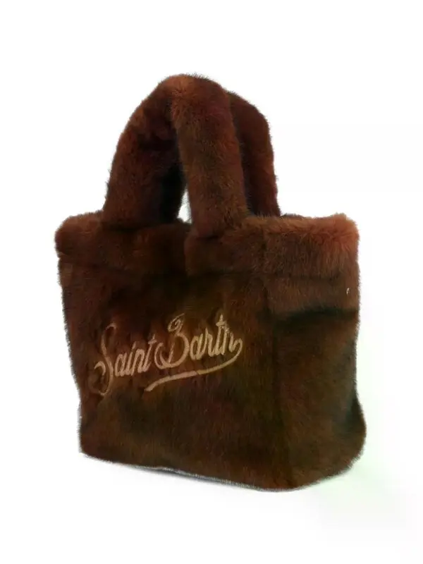 MC2 SAINT BARTH Vanity Mini Faux-fur Tote Bag