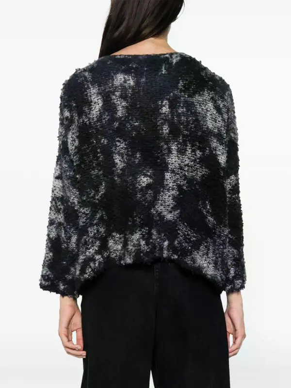 Avant Toi Bouclé Tie-dye Sweater