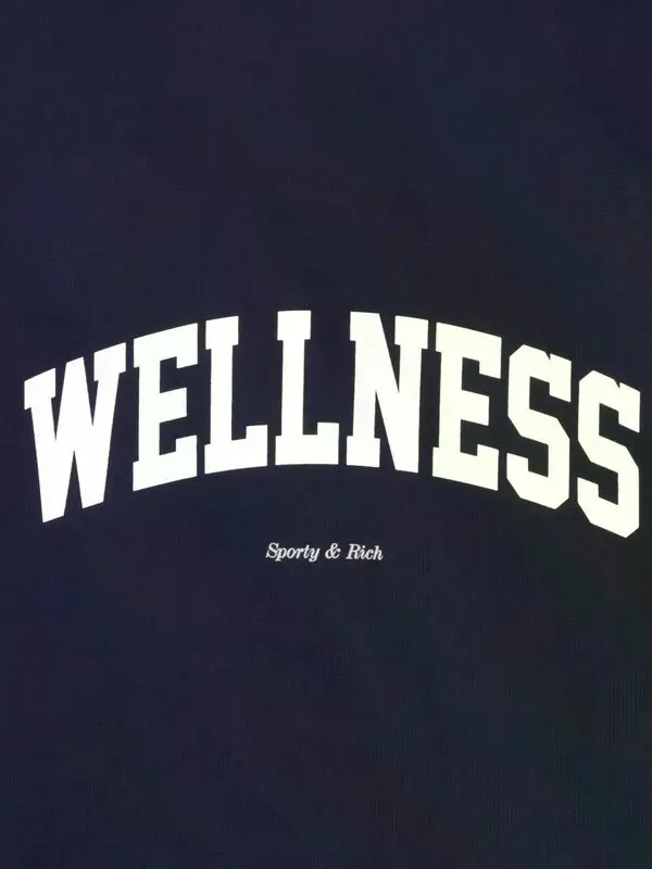 Sporty & Rich Logo-print Cotton Sweatshirt