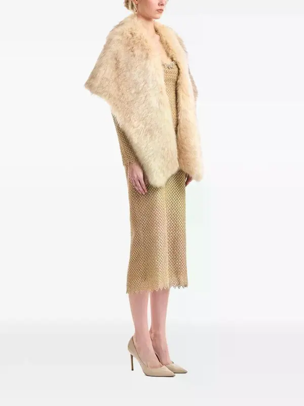 GEMY MAALOUF Voluminous Fur Bolero