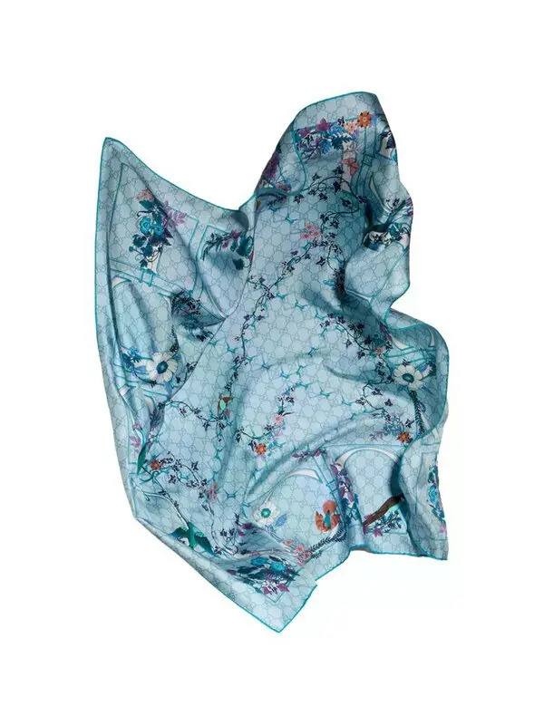 Gucci Printed Silk Scarf