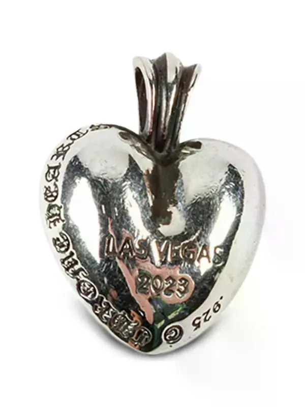CHROME HEARTS Las Vegas Heart Pendant - Silver