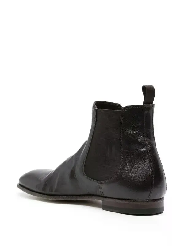 Officine Creative Solitude 004 Leather Chelsea Boots - Black