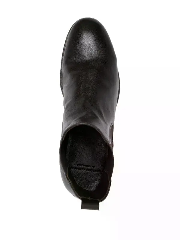 Officine Creative Solitude 004 Leather Chelsea Boots - Black